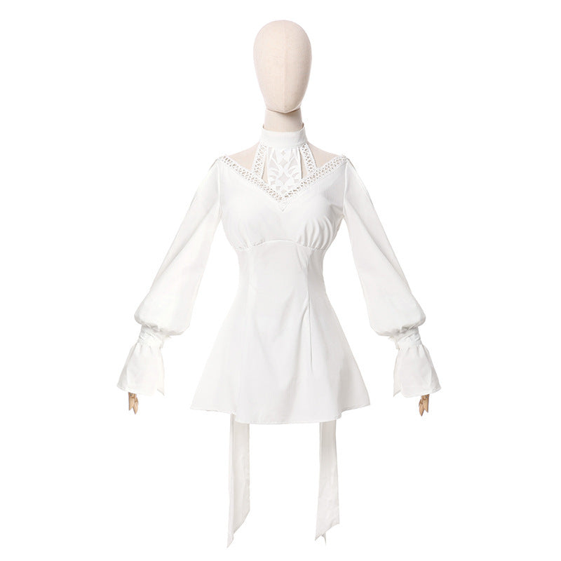Final Fantasy Xiv Ff14 Ryne Cosplay Minfilia Costume Dress – nekoaq.com