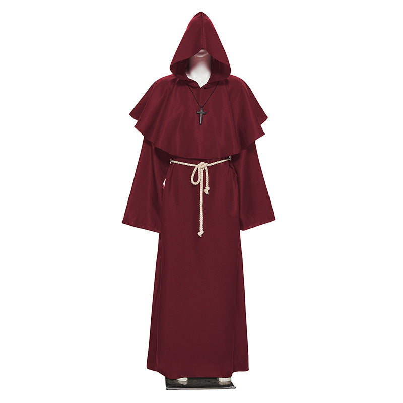 Medieval Wizard Robe Clerical Costume – nekoaq.com